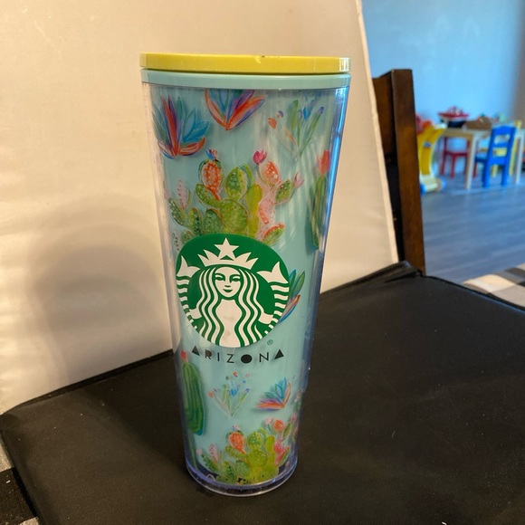 Starbucks | Dining | Starbucks Arizona Tumbler With Floral Design ...
